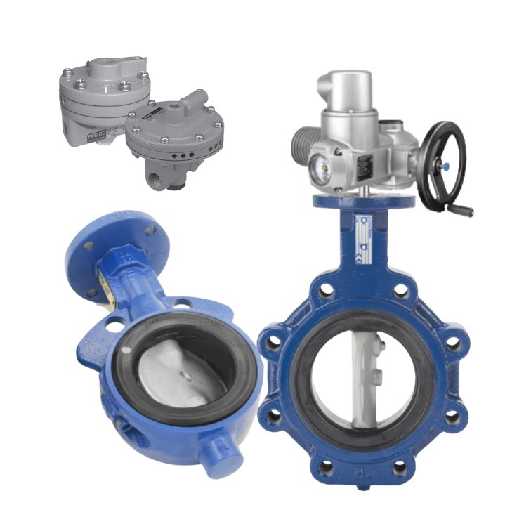 Electric Control Valves with Keystone Butterfly Valve F990/F920 and Masoneilan BR200 with AUMA ...